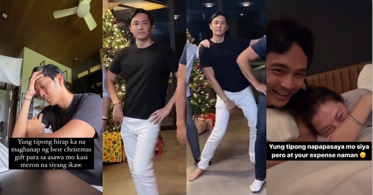 WATCH: Slater Young gives wife Kryz Uy the ‘best’ Christmas gift—a hilarious dance video ...